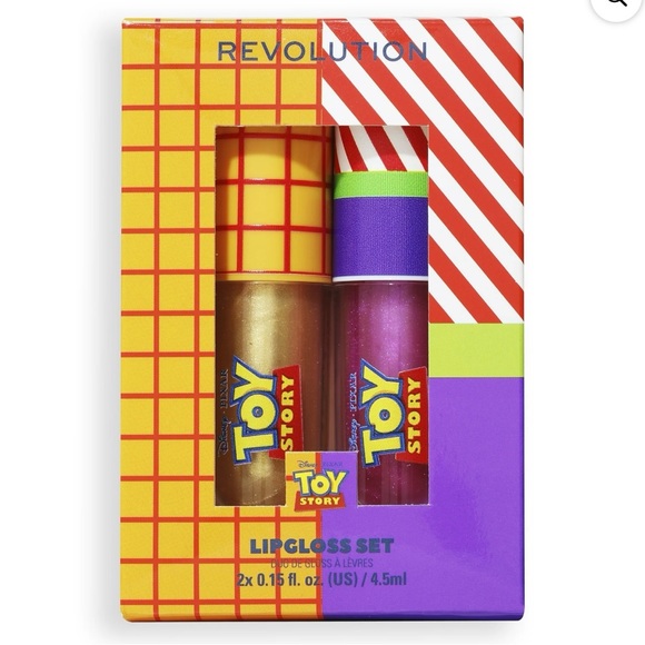 Disney | Makeup | Disney Pixars Toy Story X Revolution Lip Gloss Duo ...